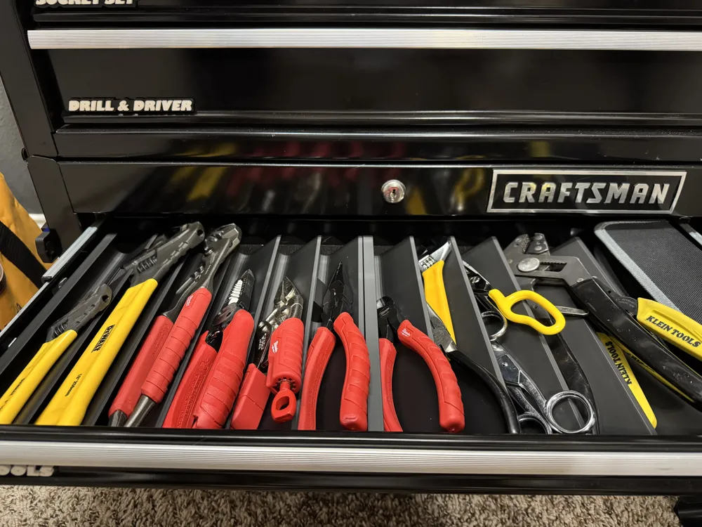 Low Profile Hand Tool Organizer - Free 3D Print Model - MakerWorld