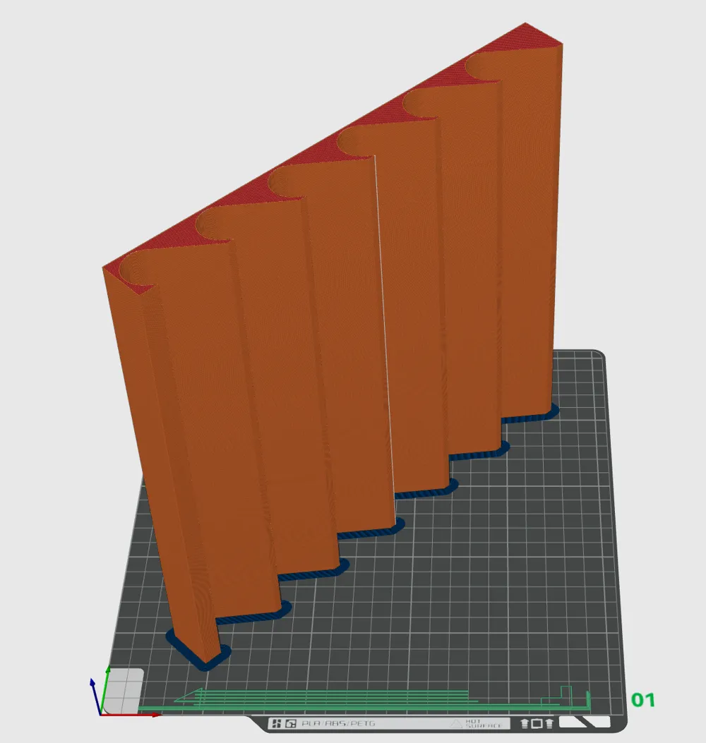 Low Profile Hand Tool Organizer - Free 3D Print Model - MakerWorld