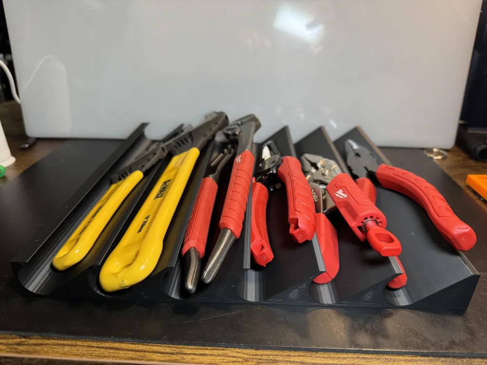 Low Profile Hand Tool Organizer - Free 3D Print Model - MakerWorld