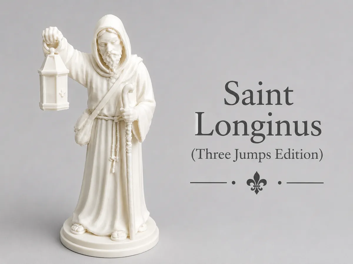 St. Longinus – Three Jumps Edition (Lost Objects) - Free 3D Print Model ...