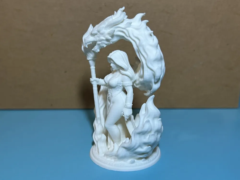 D&D Fire Elemental Summoner/Mage - Free 3D Print Model - MakerWorld