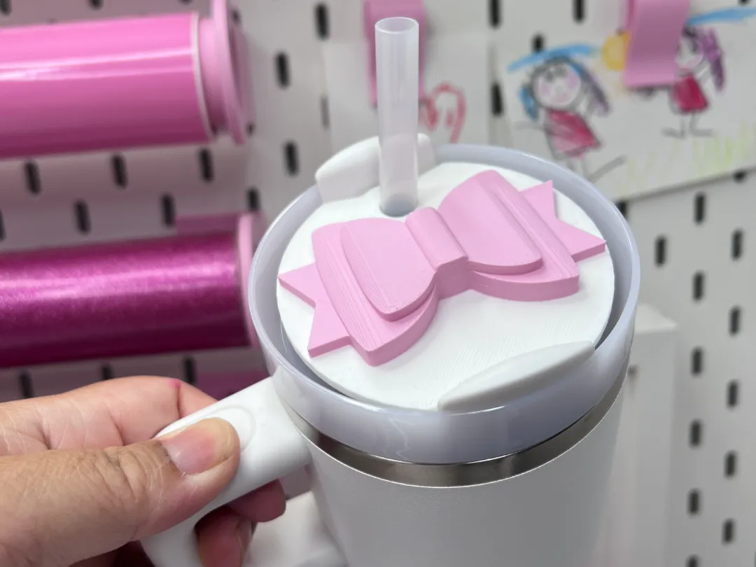 Bow 40oz Stanley Topper - Free 3D Print Model - MakerWorld