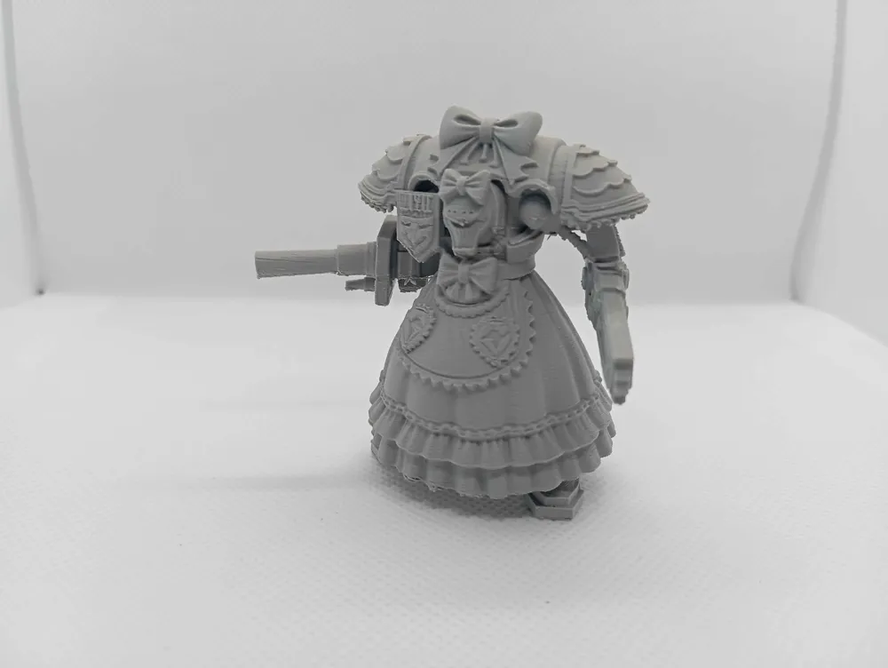 War hammer 40k Knight Maid Figure Made for Laughs - Free 3D Print Model ...