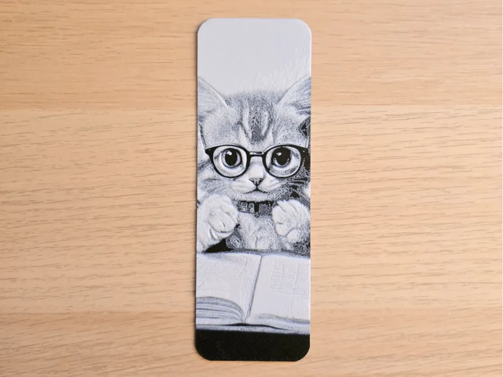 Studious Kitten Bookmark by Atrus Design - MakerWorld