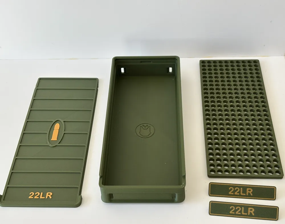 Ammo Storage Box 22LR 250 Rounds by Coconut MakerWorld: Download Free ...