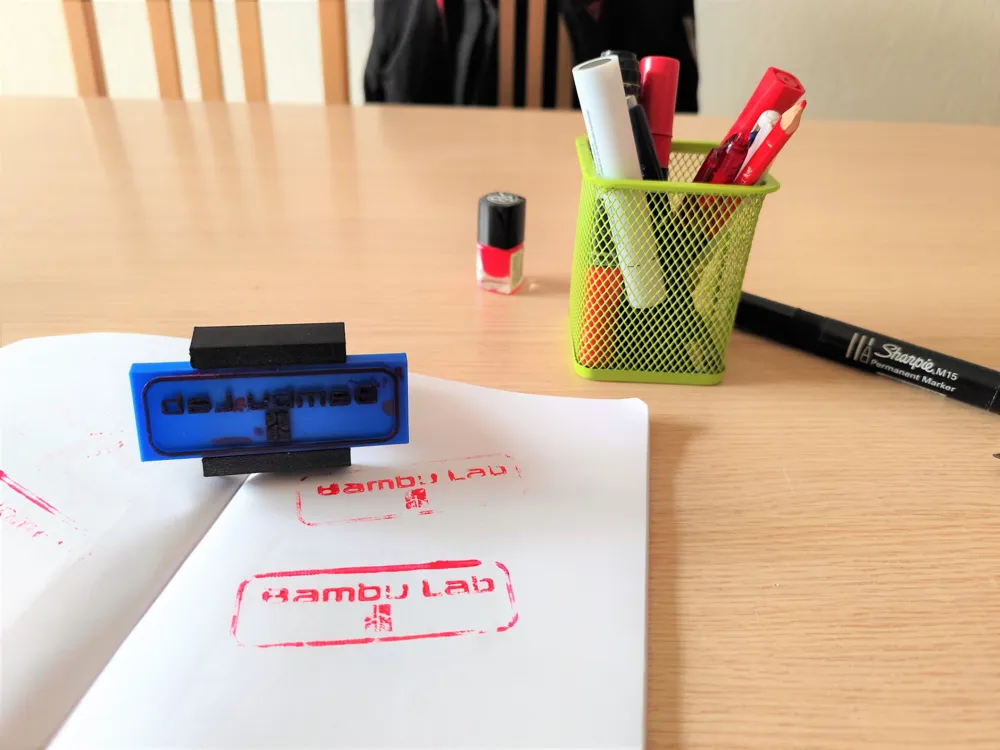 Customizable stamp by 3DFilippo - MakerWorld