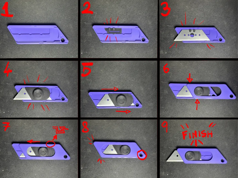 Milwaukee Pocket Utility Knife by ''FIX_DESIGN'' MakerWorld: Download ...
