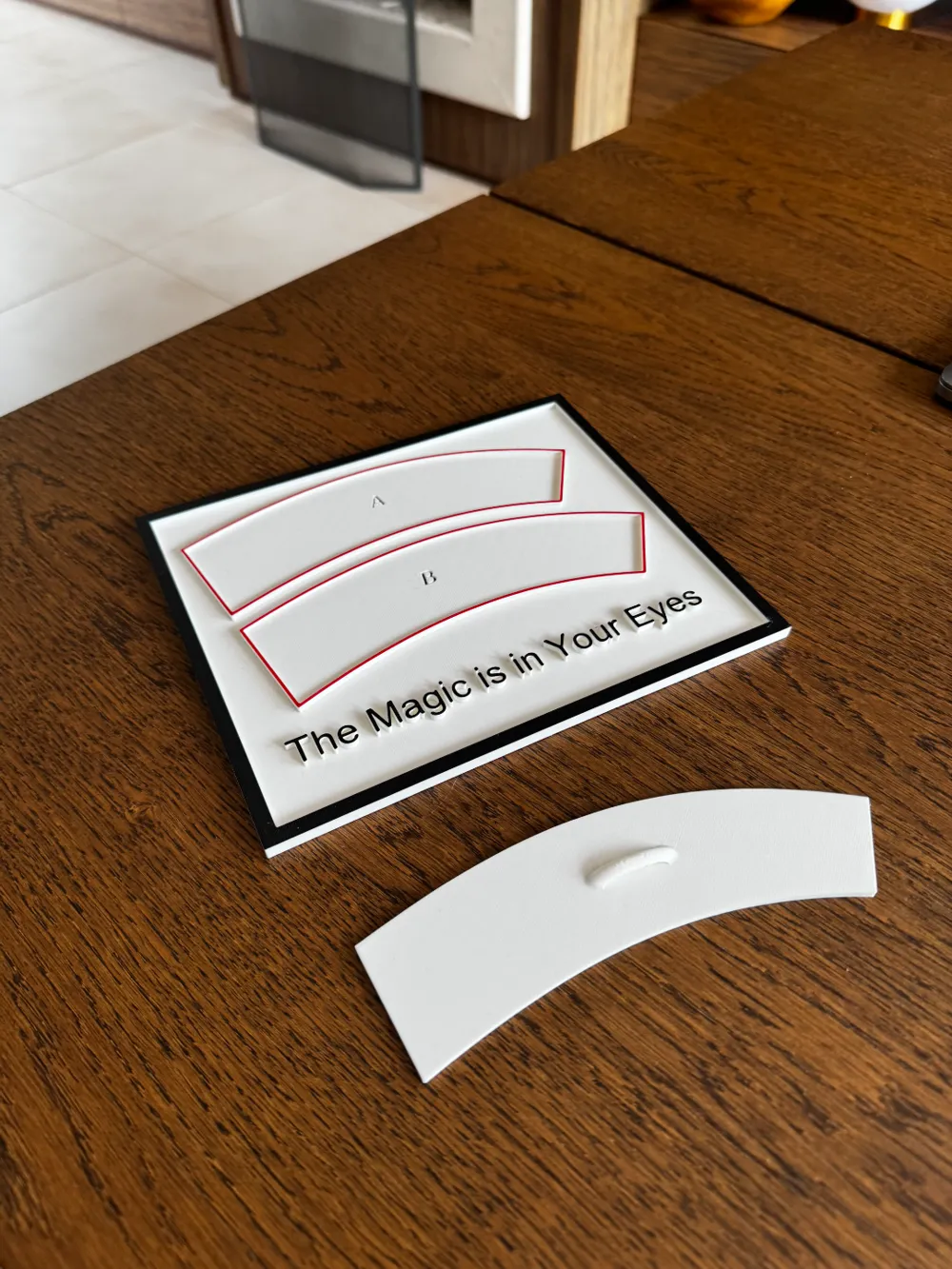 Jastrow Arc Optical Illusion Magic is in Your Eyes - Free 3D Print ...
