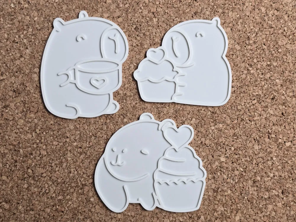 Kawaii Capybara Cute Coloring DIY Craft - Free 3D Print Model - MakerWorld