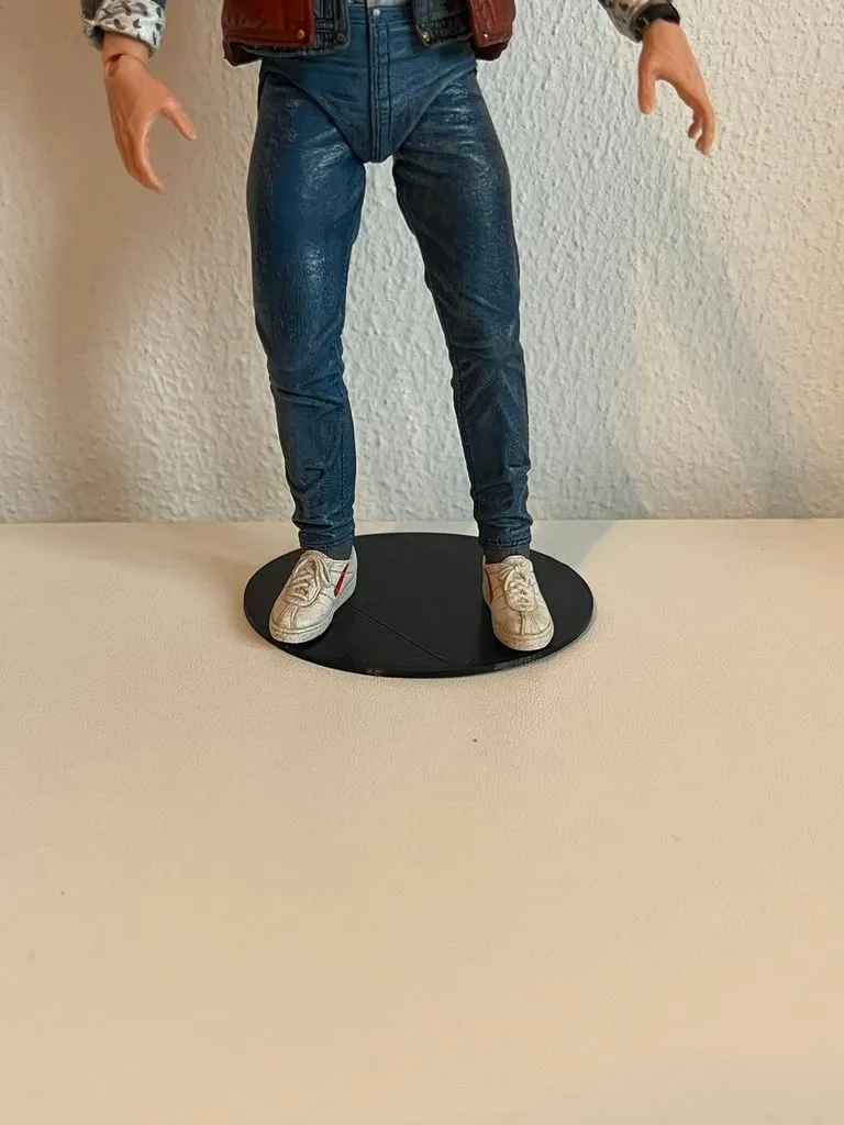 Neca Back to the Future Figure Stand - Free 3D Print Model - MakerWorld