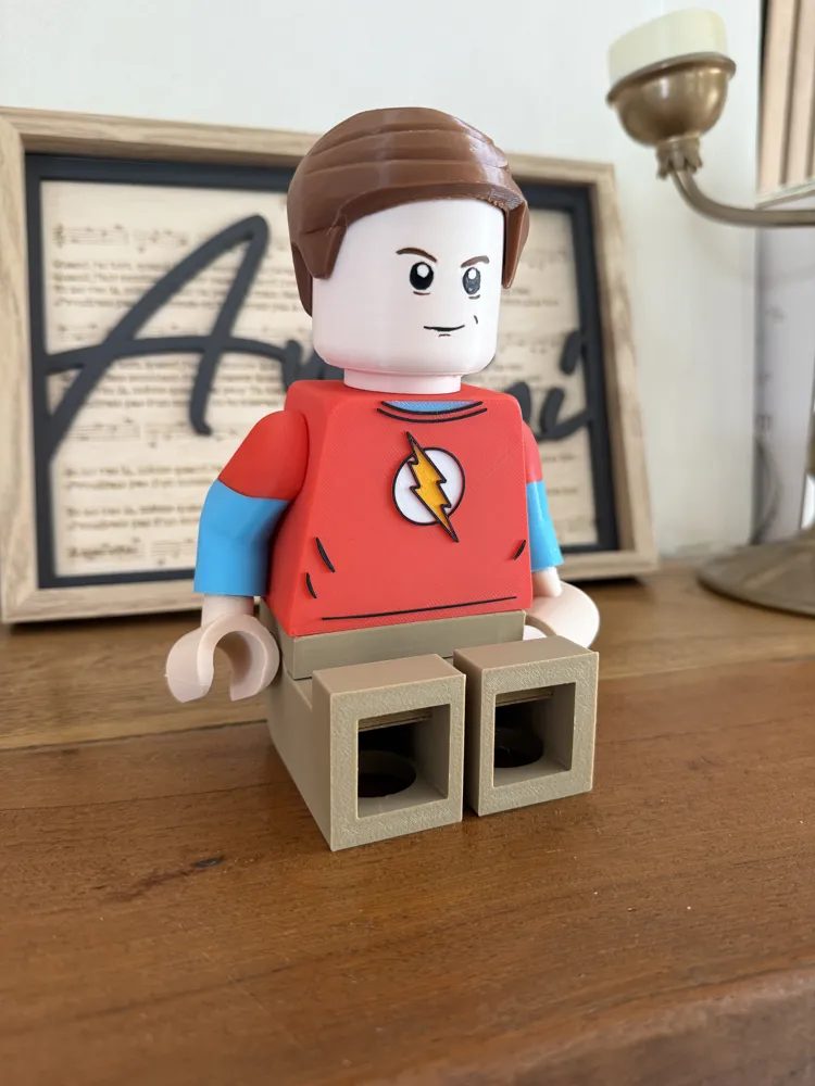 Sheldon Cooper Big bang Theory Brick XXL by Sphenix MakerWorld ...