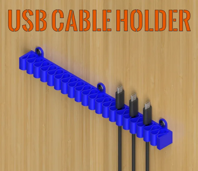 USB cable organizer by 3D_maker MakerWorld: Download Free 3D Models