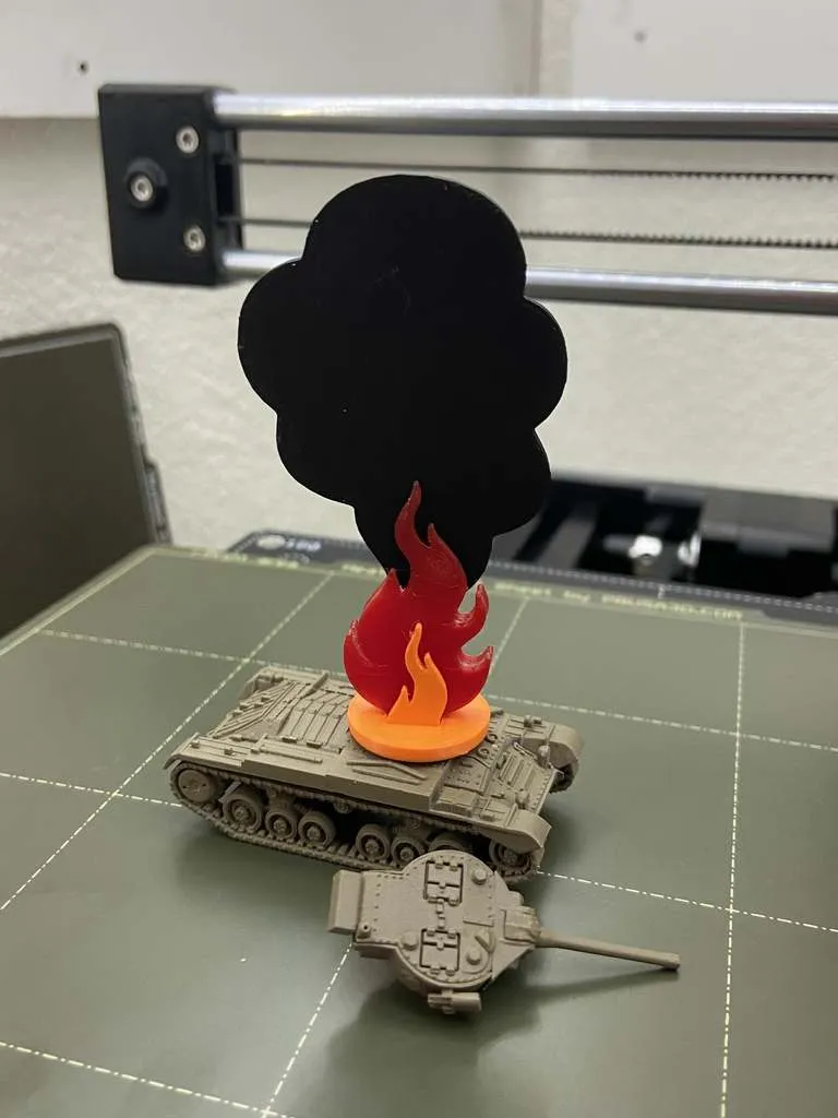 Fire & Smoke Marker by Trek3D6 - MakerWorld