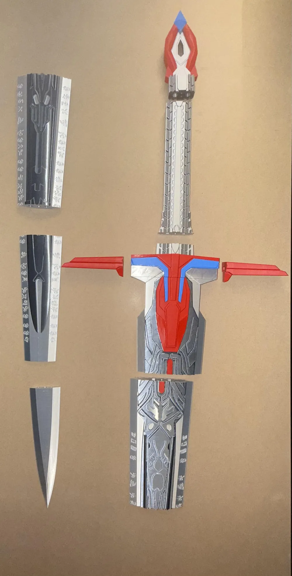 Battle worn Optimus Prime Sword Remixed by DumbGame MakerWorld ...