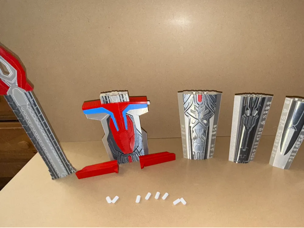 Battle worn Optimus Prime Sword Remixed by DumbGame MakerWorld ...