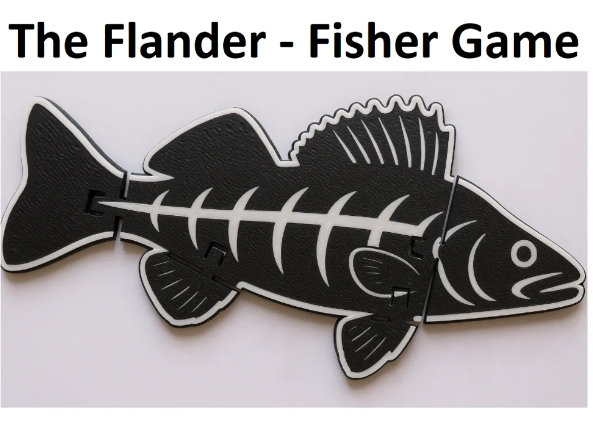 The Flander, Angler-Gag, Fishing Game, New Game - Free 3D Print Model ...