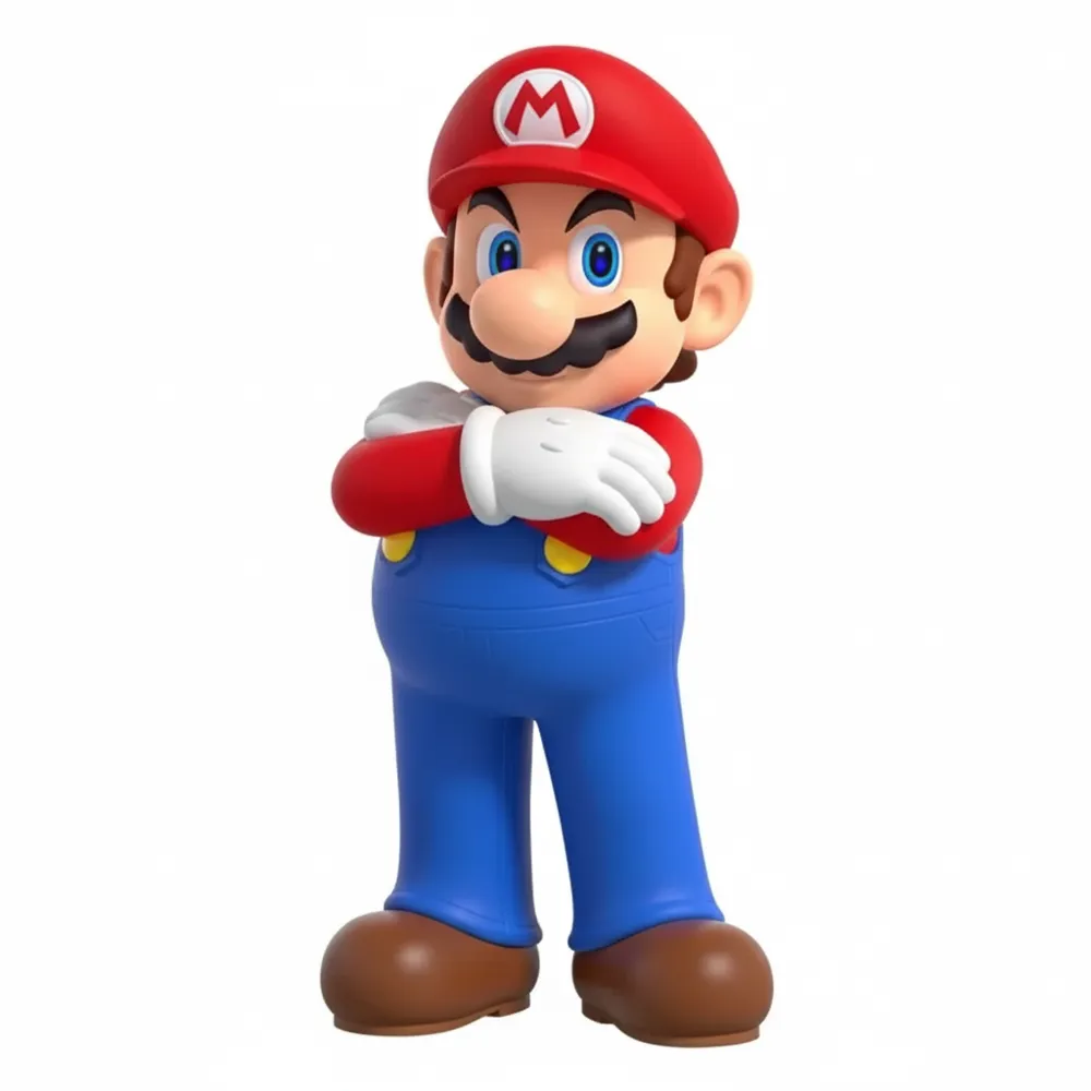 Iconic Super Mario Multicolor 3D Figure - Free 3D Print Model - MakerWorld