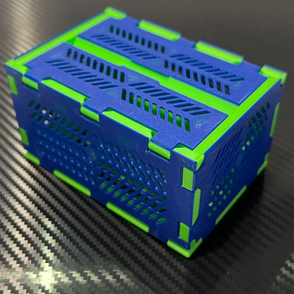 Foldable Container Box! Print-In-Place - Free 3D Print Model - MakerWorld