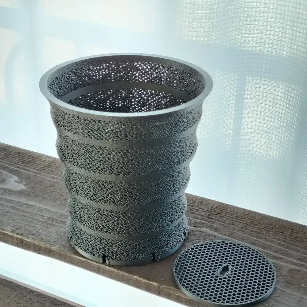 Agave Plant Vase z052 五重塔 110 mesh - Free 3D Print Model - MakerWorld