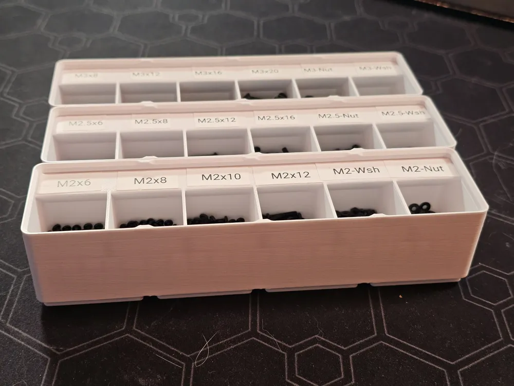 Gridfinity Screw Organizer - Free 3D Print Model - MakerWorld