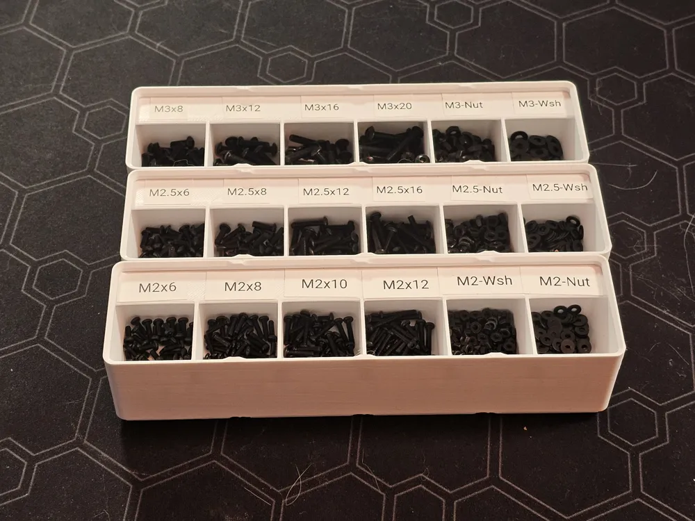 Gridfinity Screw Organizer - Free 3D Print Model - MakerWorld