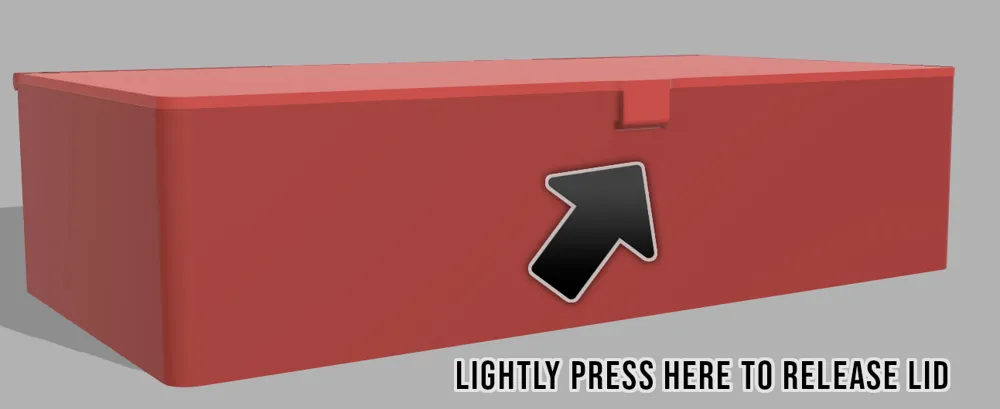 Easy Print Hinged Box With Latch by Kevvv-3D - MakerWorld