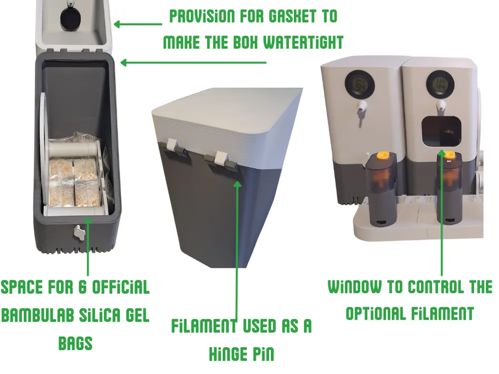 AMS Lite 3.0 Filament Enclosure by SavoLab3D MakerWorld: Download Free ...