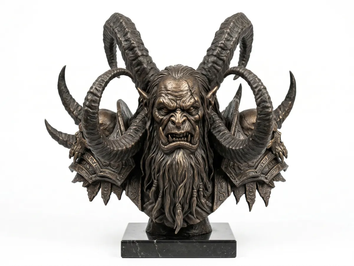 Gul`Dan statue - World of Warcraft - Free 3D Print Model - MakerWorld