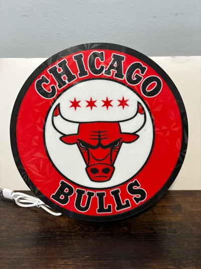 Chicago Bulls LED Light Box by Wizard7741 - MakerWorld
