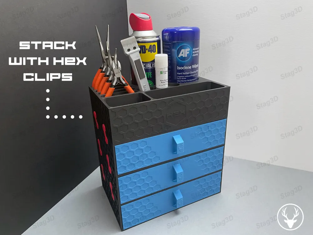 HEX Drawer System by Stag 3D - MakerWorld