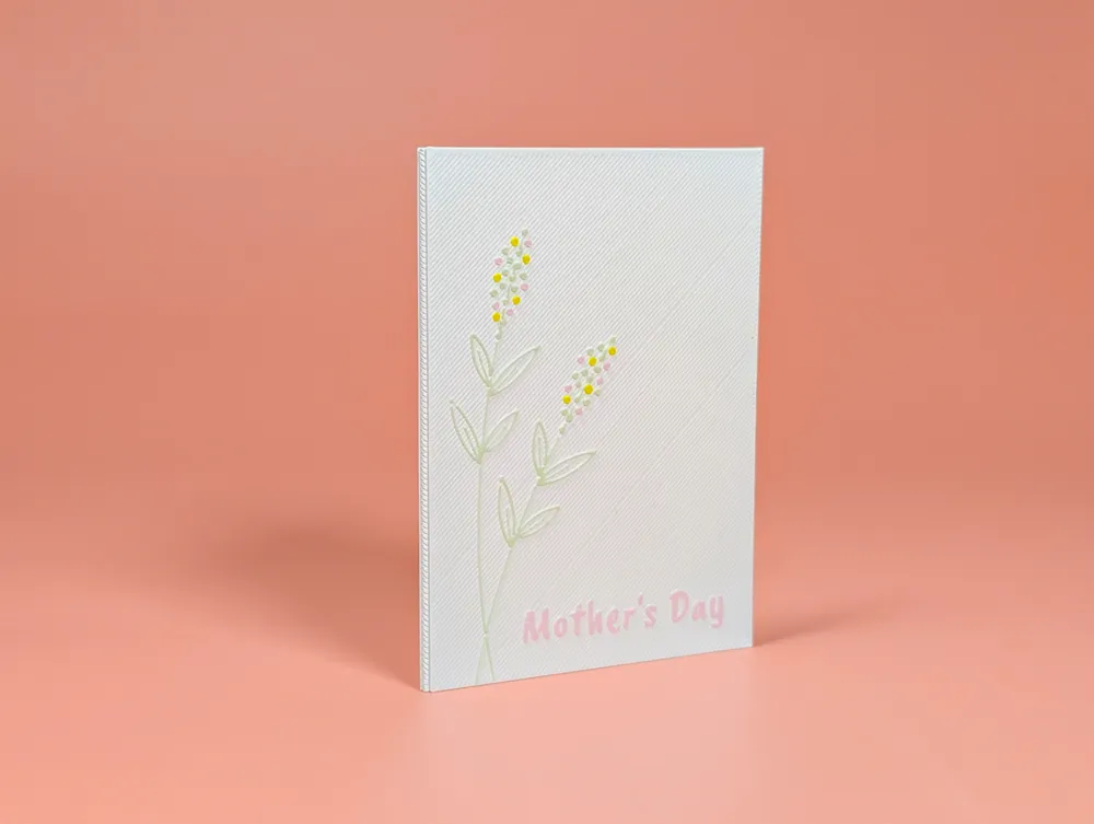 Mothers Day Cards - 6 Designs - Free 3D Print Model - MakerWorld