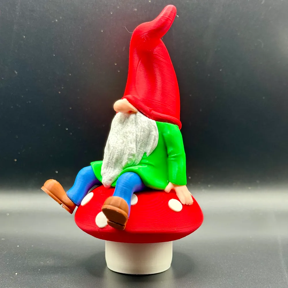 Toadstool Gnome by Romwba3D - MakerWorld