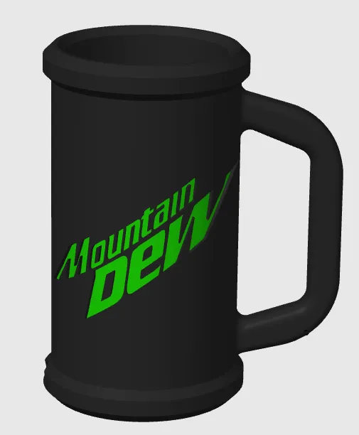 16oz Mountain Dew Can Holder (NO SUPPORTS) - Free 3D Print Model ...