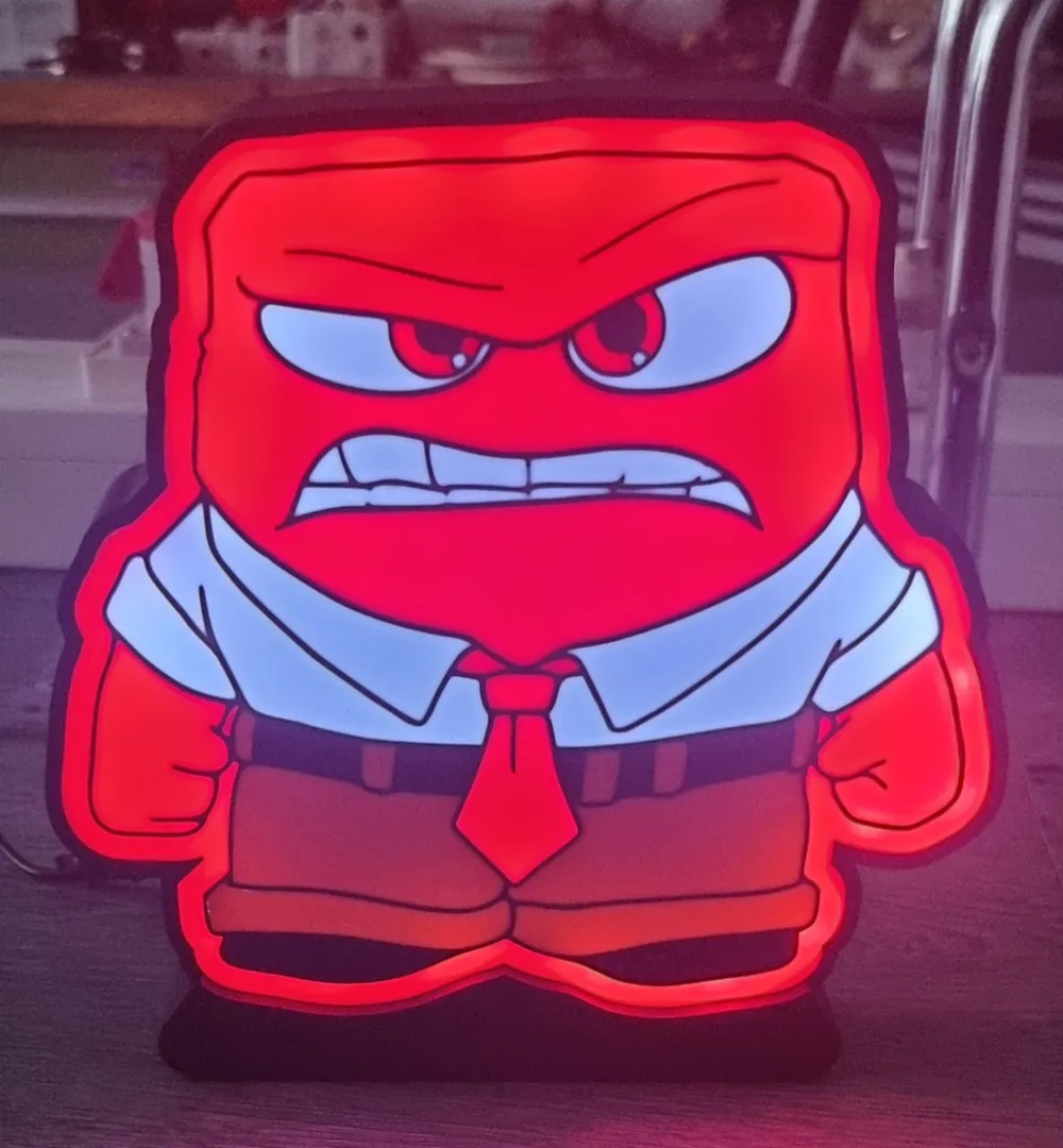 Inside Out "Anger" - Free 3D Print Model - MakerWorld