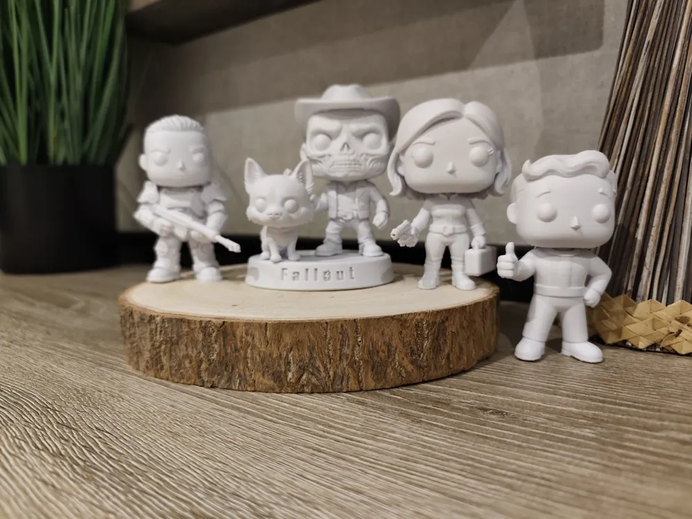 Fallout - Chibi Set - Free 3D Print Model - MakerWorld