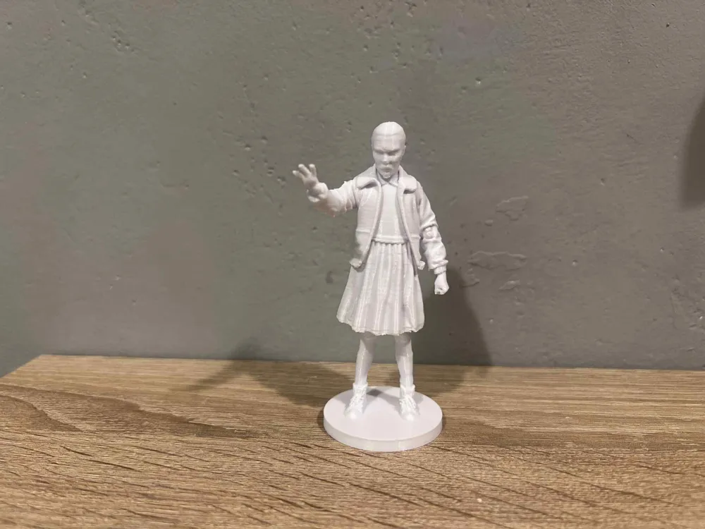 Eleven from Stranger Things- figurine - Free 3D Print Model - MakerWorld