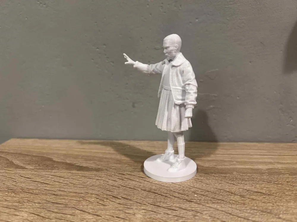 Eleven from Stranger Things- figurine - Free 3D Print Model - MakerWorld