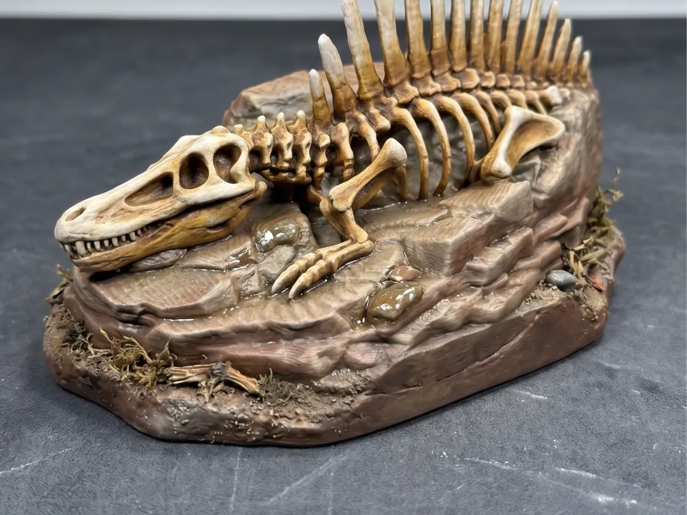 The River Giant: Spinosaurus aegyptiacus Fossil - Free 3D Print Model ...