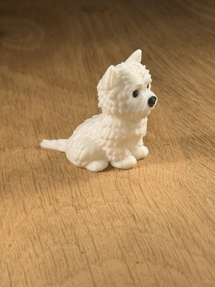 Mini - West White Terrier - Free 3D Print Model - MakerWorld