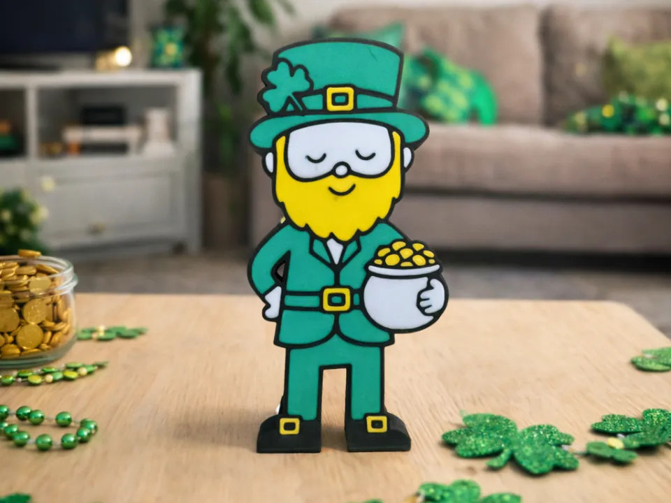 Lucky Leprechaun – St. Patrick’s Day Decoration - Free 3D Print Model ...