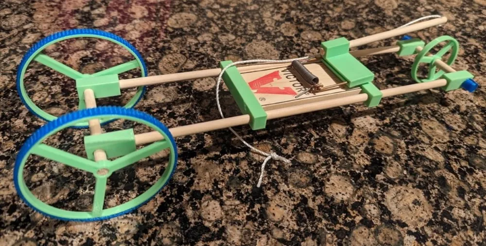 Mouse trap car by Ken Mills - MakerWorld