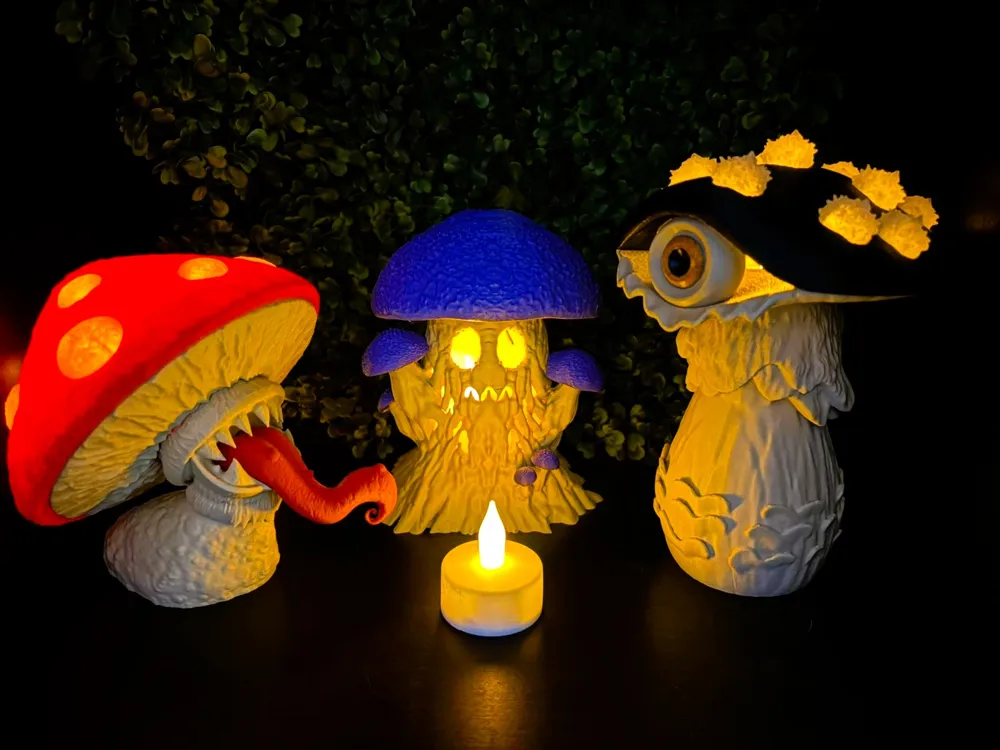 The Ghost Shroom - Free 3D Print Model - MakerWorld
