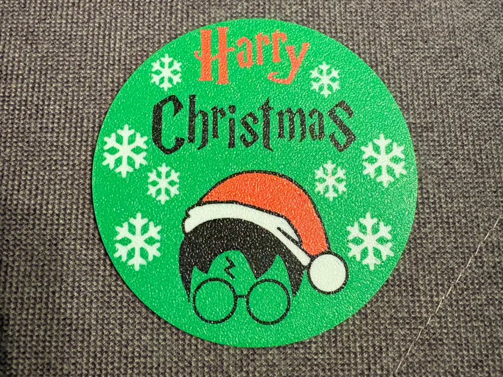 harry potter christmas coaster by Lubka MakerWorld: Download Free 3D Models