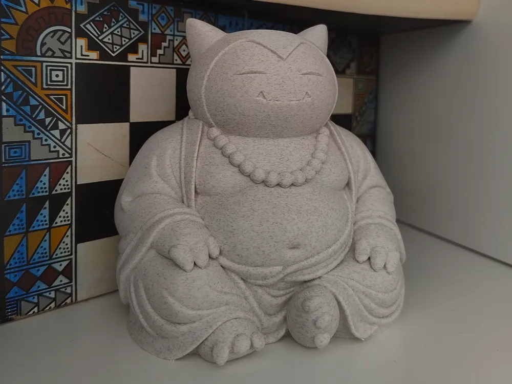 Snorlax Buddha Statue | Pokémon Series - Free 3D Print Model - MakerWorld