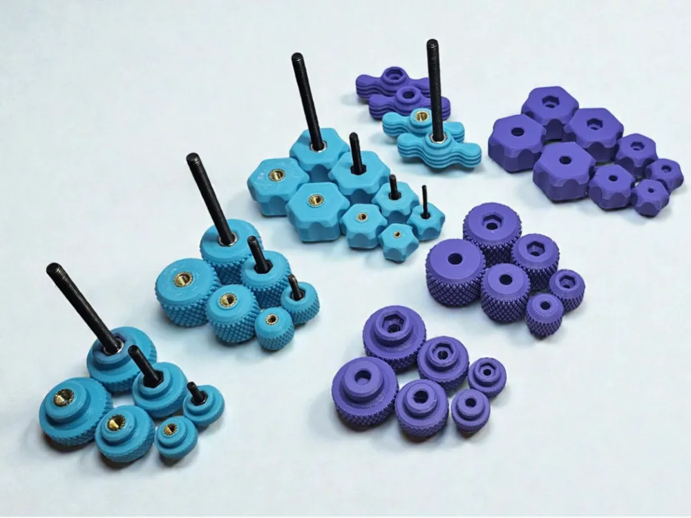 3D Printable Thumb Nut – Captive Nut & Heat Insert - Free 3D Print ...