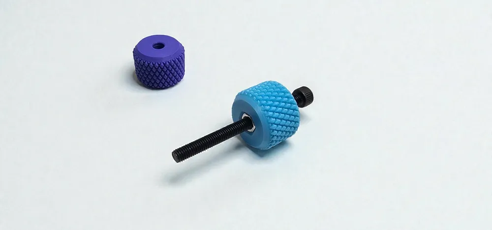 3D Printable Thumb Nut – Captive Nut & Heat Insert - Free 3D Print ...