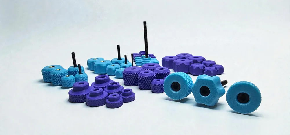 3D Printable Thumb Nut – Captive Nut & Heat Insert - Free 3D Print ...