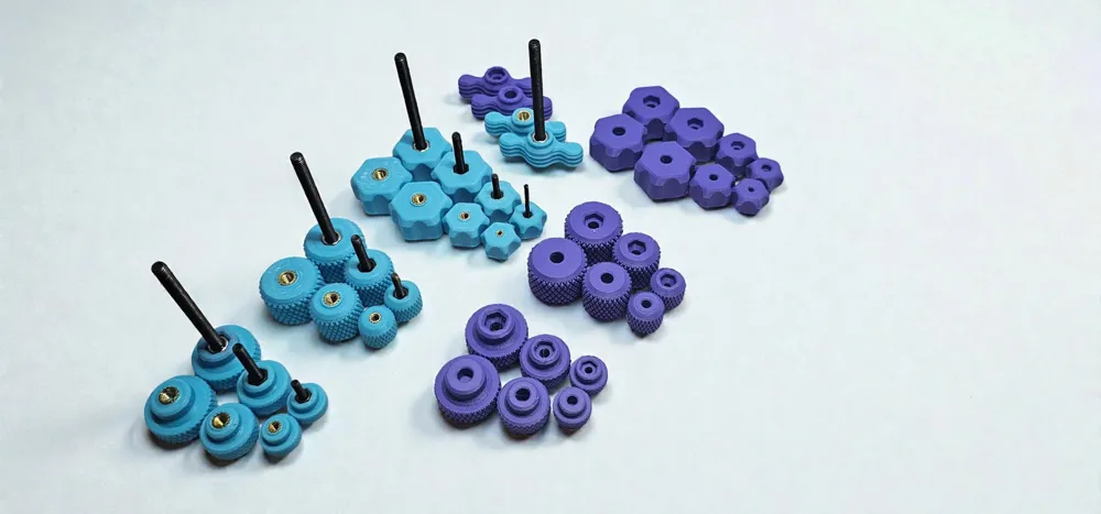 3D Printable Thumb Nut – Captive Nut & Heat Insert - Free 3D Print ...