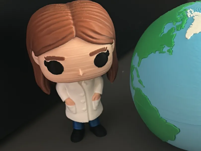Girl Funko POP - Free 3D Print Model - MakerWorld