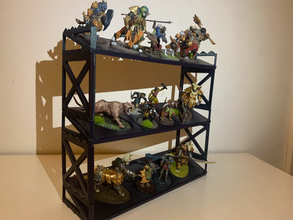 Vertical modular miniature display stand by legofoodjoker - MakerWorld